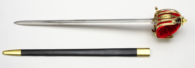 Brass Basket Claymore Sword - ART OF WAR